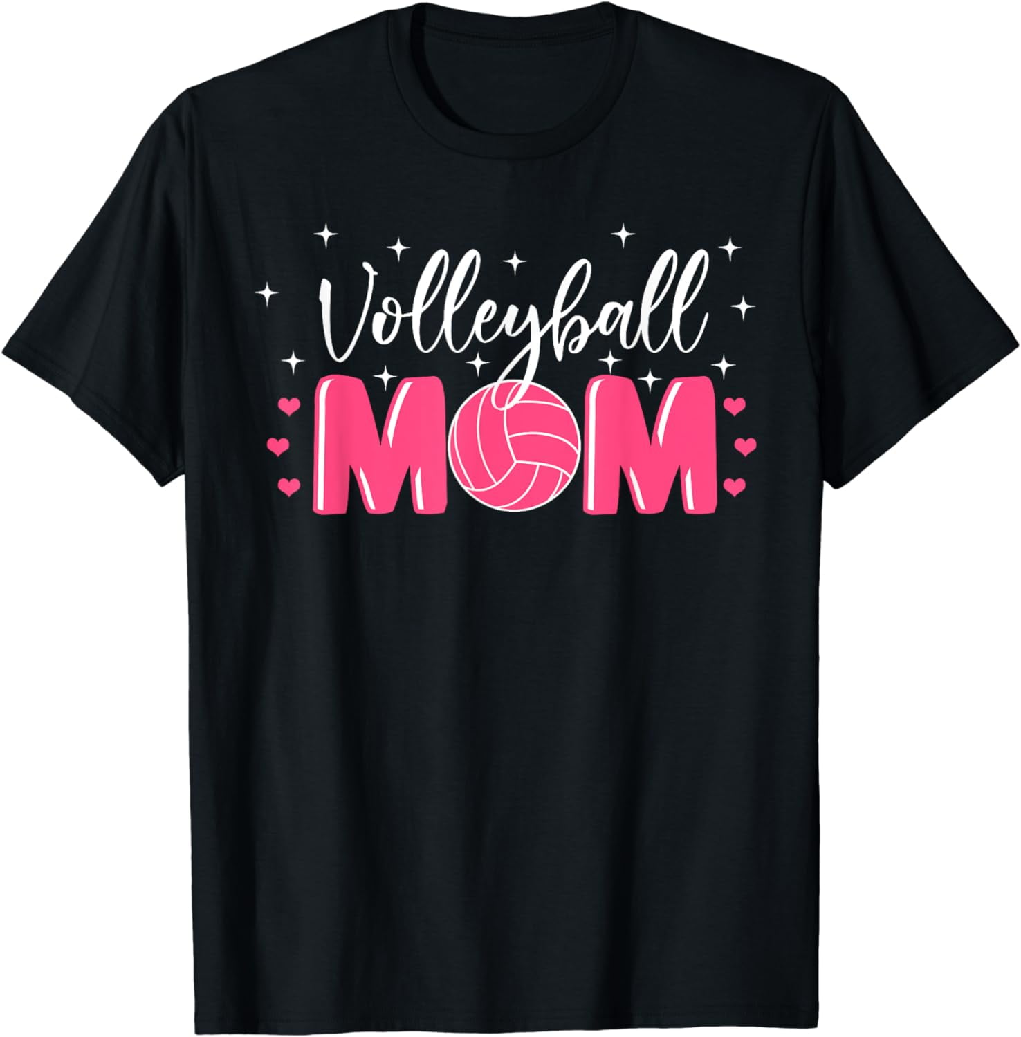 Volleyball Mom Player Mother's Day Mommy Team Sport Fan T-Shirt ...