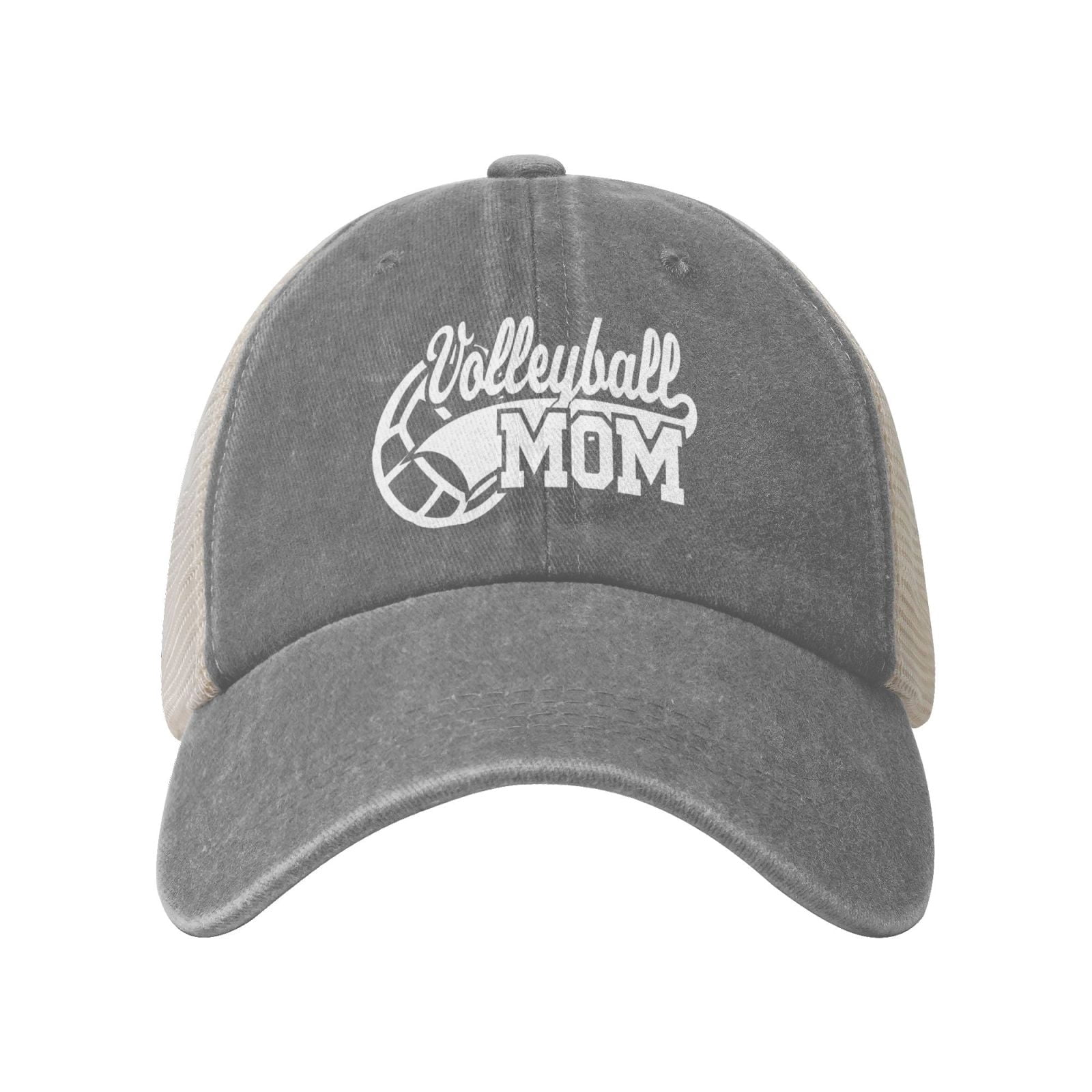 Volleyball Mom Unisex Cowboy Mesh Baseball Cap Adjustable Vintage ...