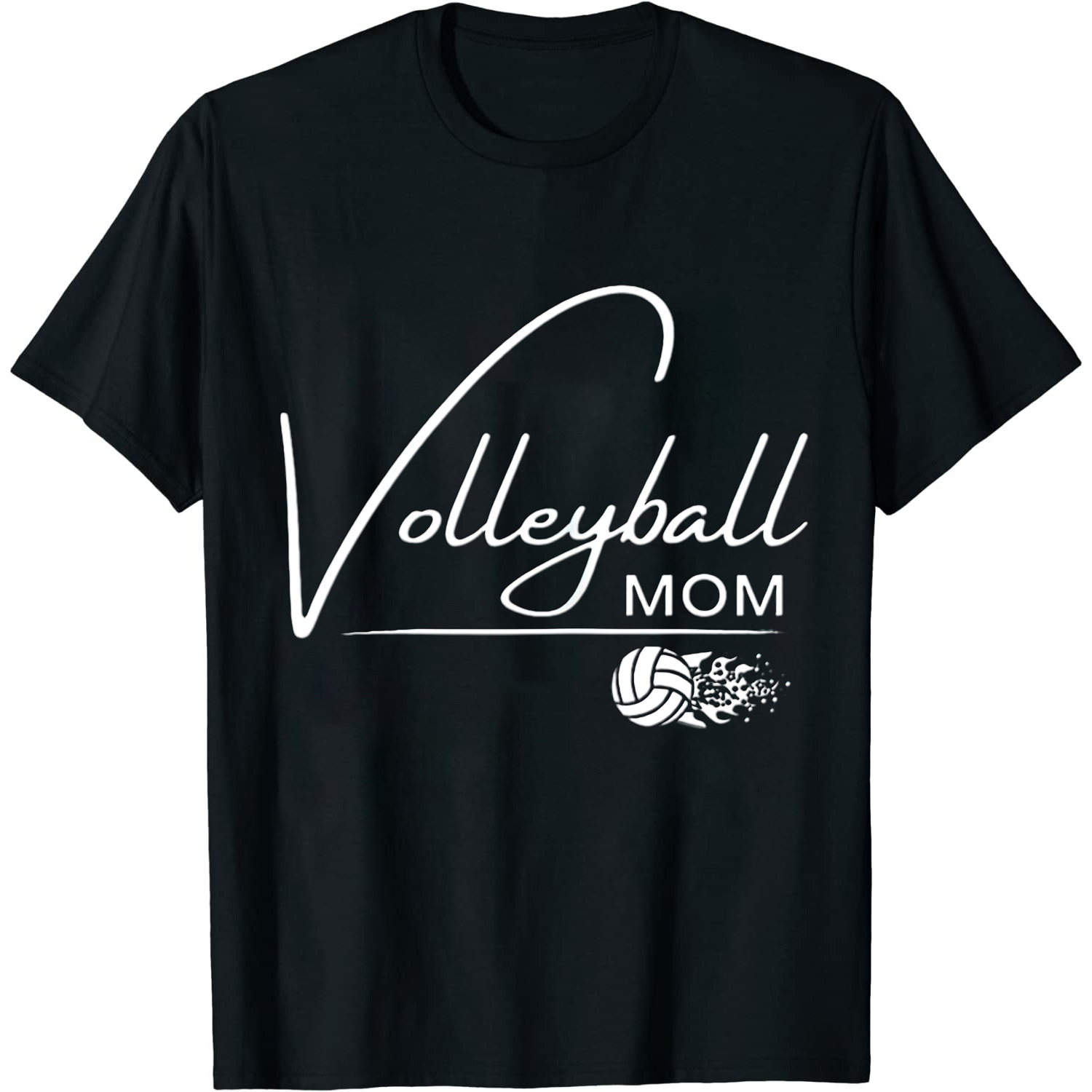 Volleyball Mom Volleyball Mama Graphic Fashionable Women's Tee with ...