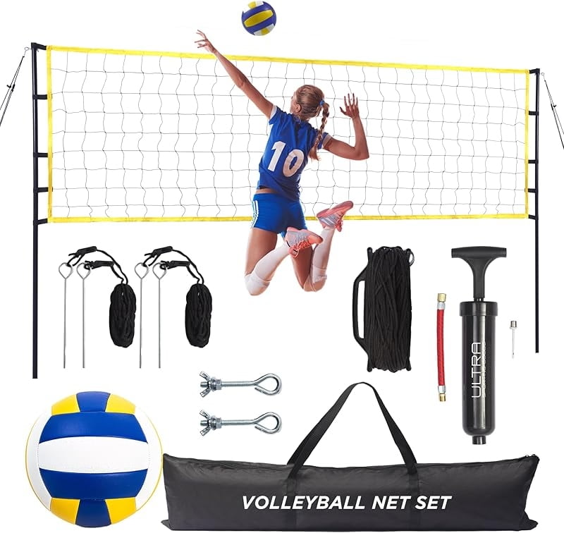 Volleyball Net Outdoor - Includes 32x3 Feet Regulation Size Net ...