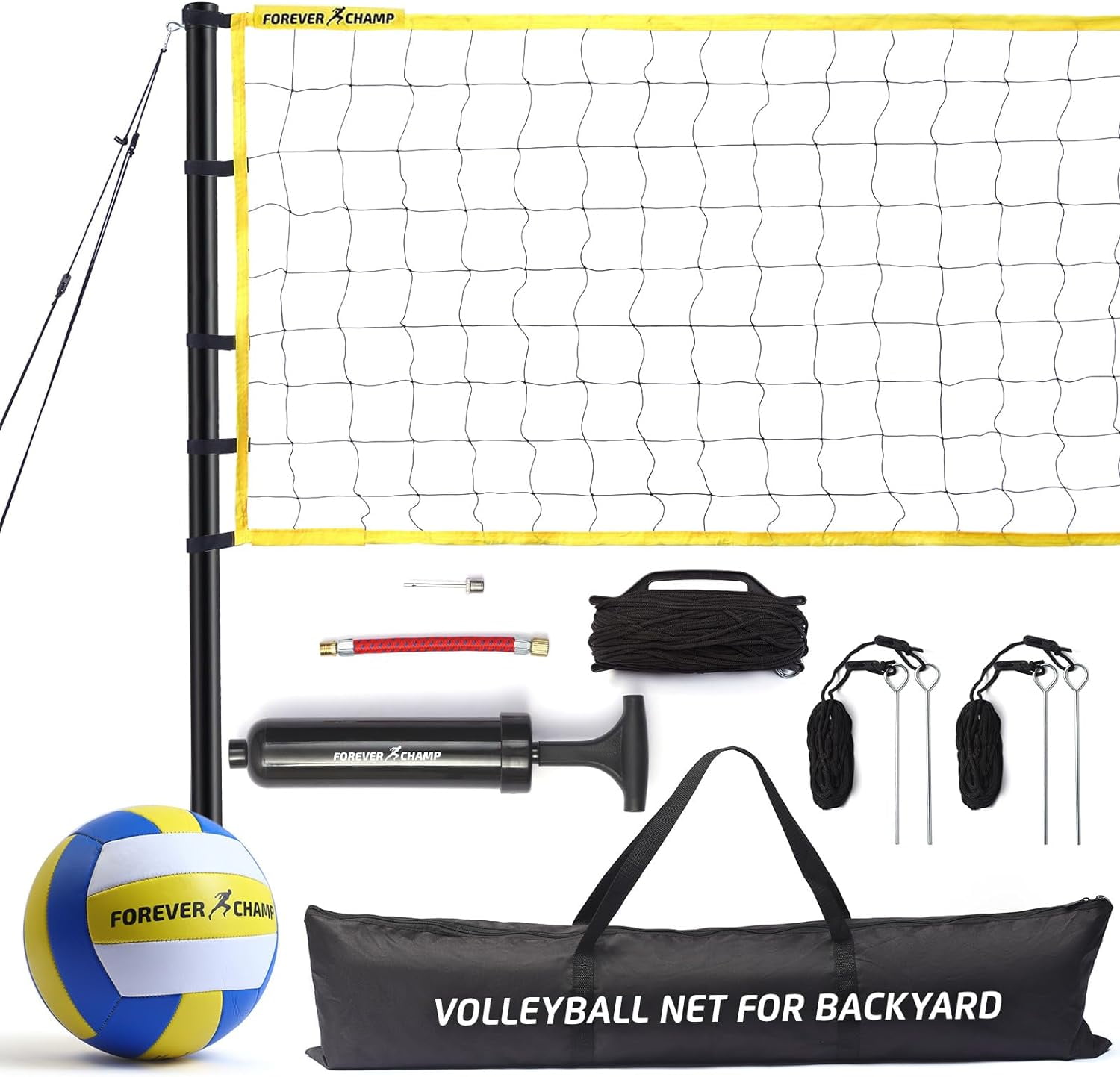 Volleyball Net Outdoor - Regulation Size 32x3 Feet - Heavy Duty for ...