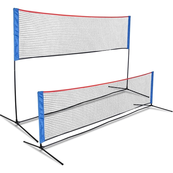 Volleyball Net with Poles 10FT Portable Volleyball Net Height ...