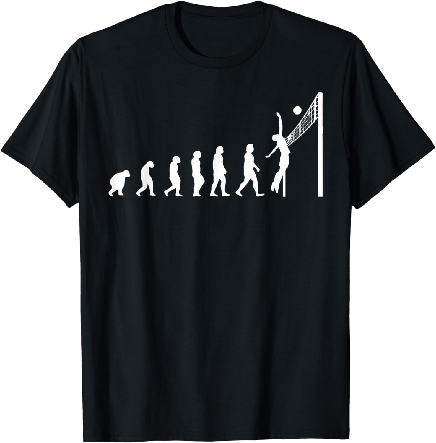 Volleyball Player Evolution T-Shirt - Walmart.com