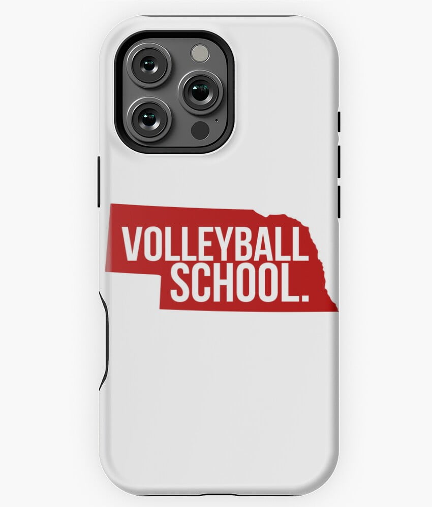 Volleyball School Nebraska State Phone Case for iPhone 16 15 14 13 12 ...