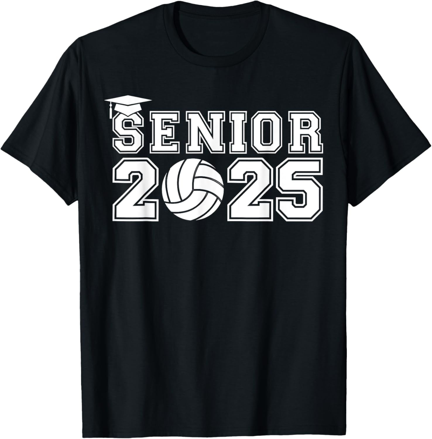 Volleyball Senior 2025 Graduation Class Of 2025 Graduate T-Shirt ...