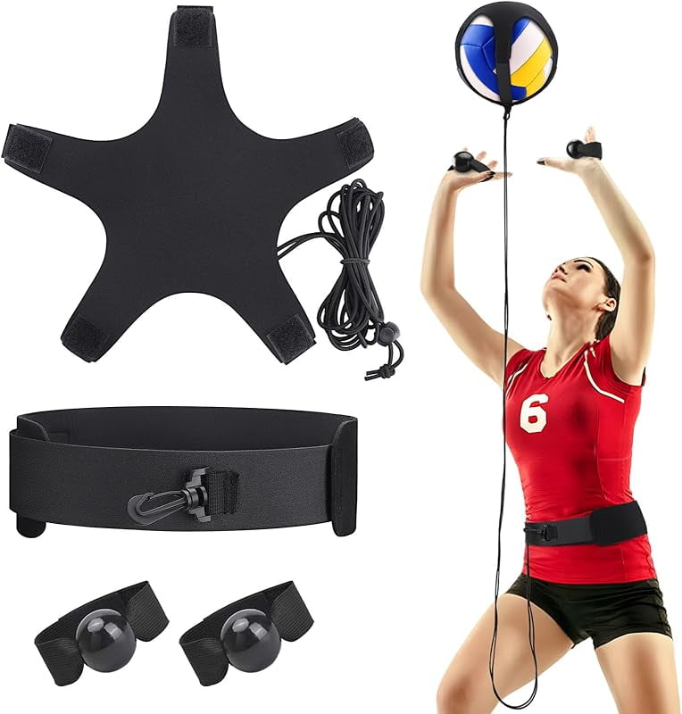 Volleyball Serve & Spike Trainer Kit, Solo Practice Volleyball Training ...
