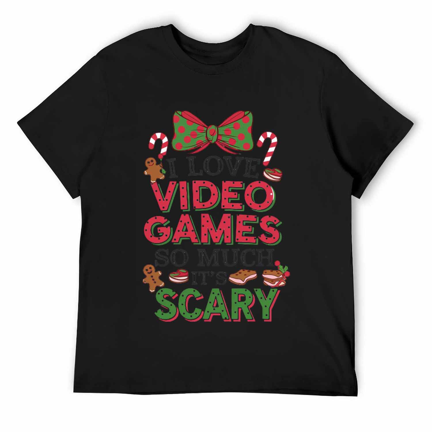 Volleyball Shirt - Vintage Retro I Love Video Games so Much IT'S SCARY ...