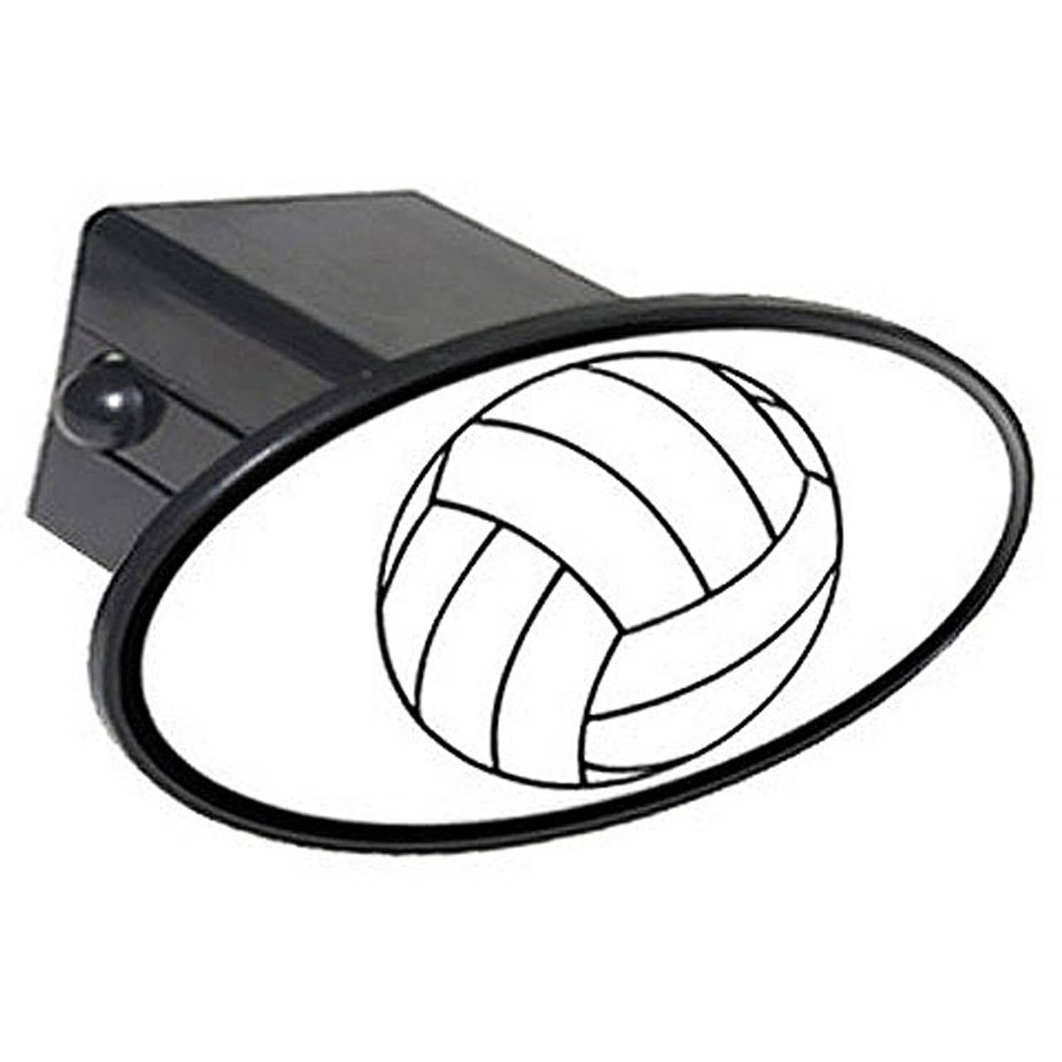 Volleyball - Sports 2" Oval Tow Trailer Hitch Cover Plug Insert ...
