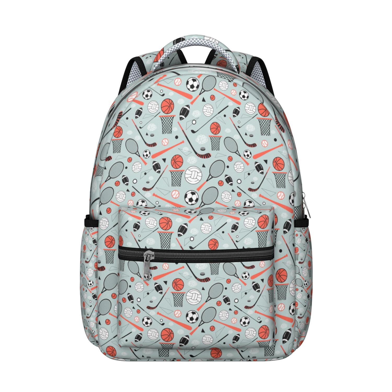 Volleyball Sports Students Backpack Baseball Football Soccer Basketball ...