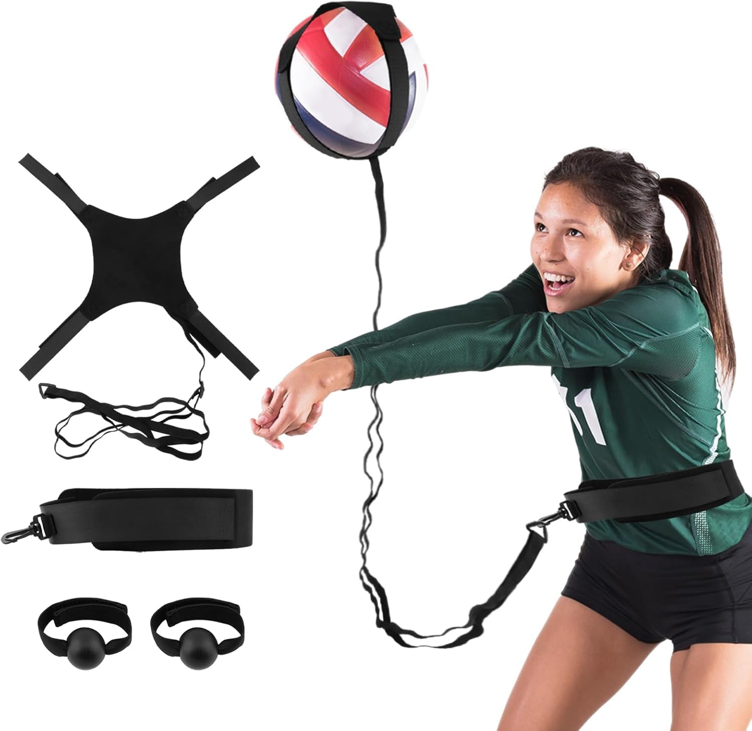 Volleyball Training Equipment Kit, Volleyball Spike Trainer, Volleyball ...