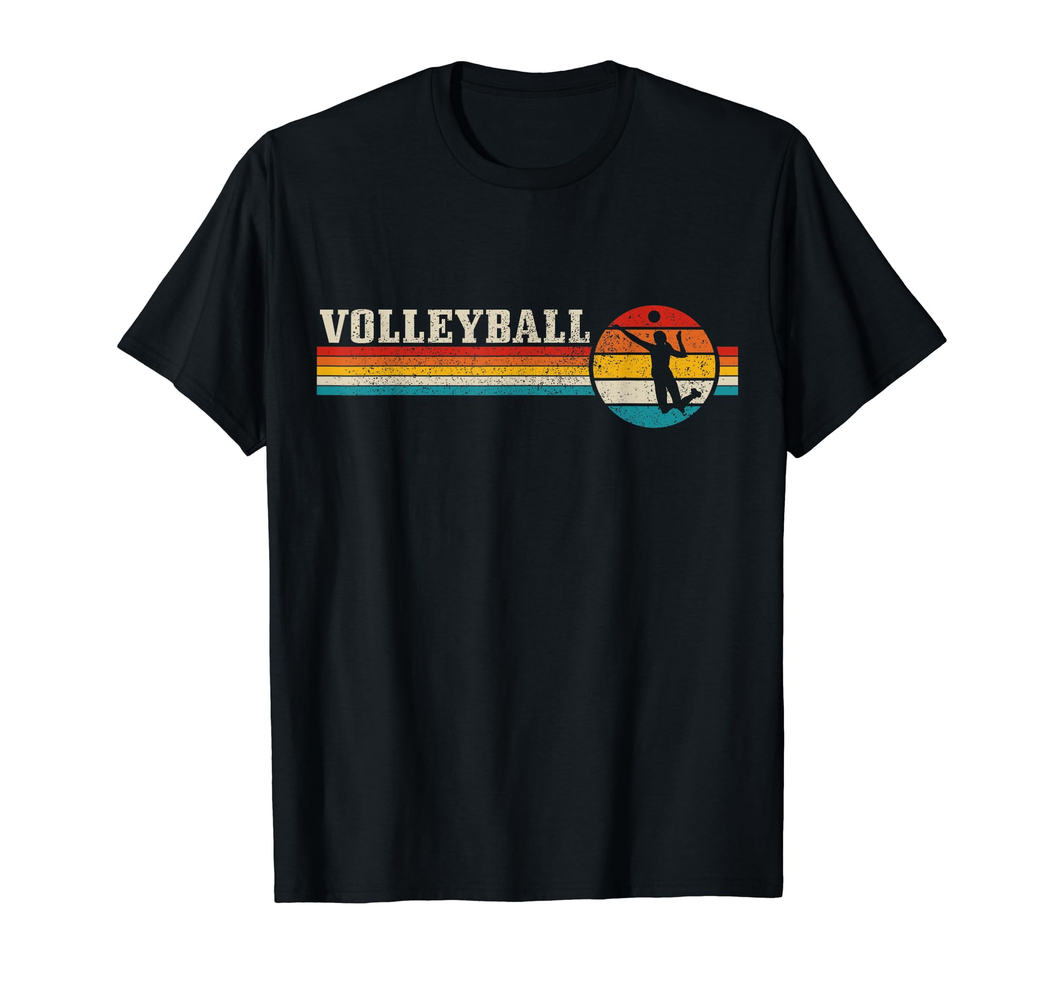 Volleyball Vintage Retro Sports Volleyball Player T-Shirt - Walmart.com