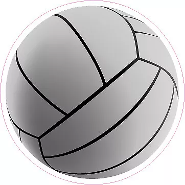 Volleyball Volley Ball Logo Sticker Window Decal Phone Decal Water ...