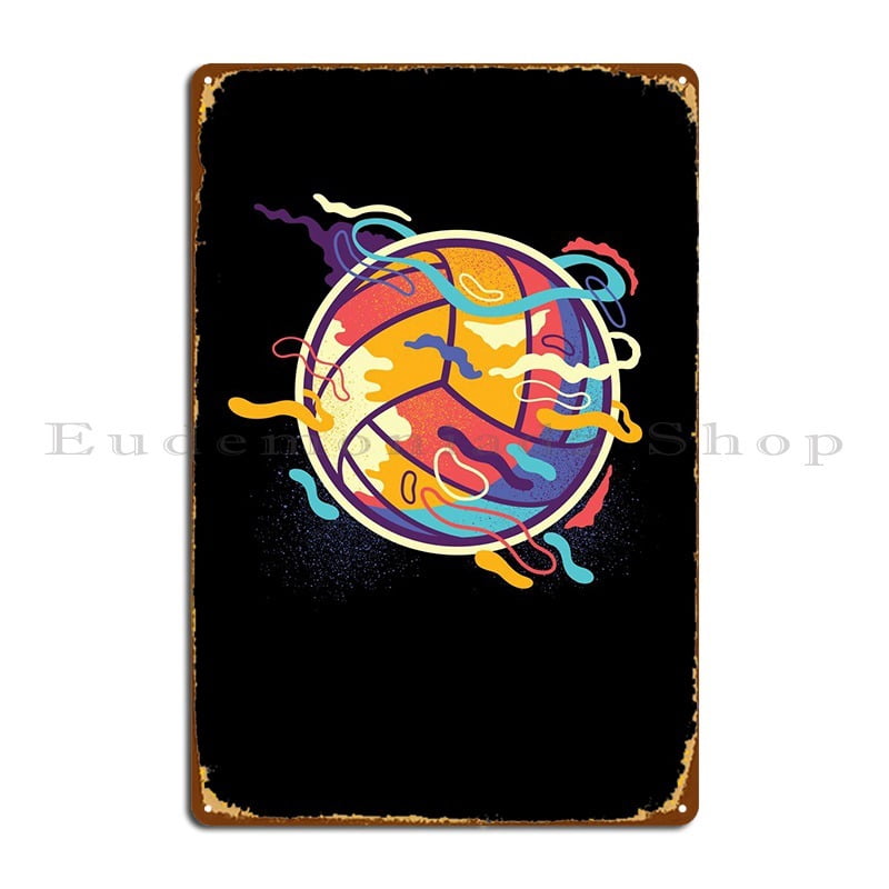 Volleyball Volleyball Metal Sign Cinema Plaques Designs Cave Wall Cave ...