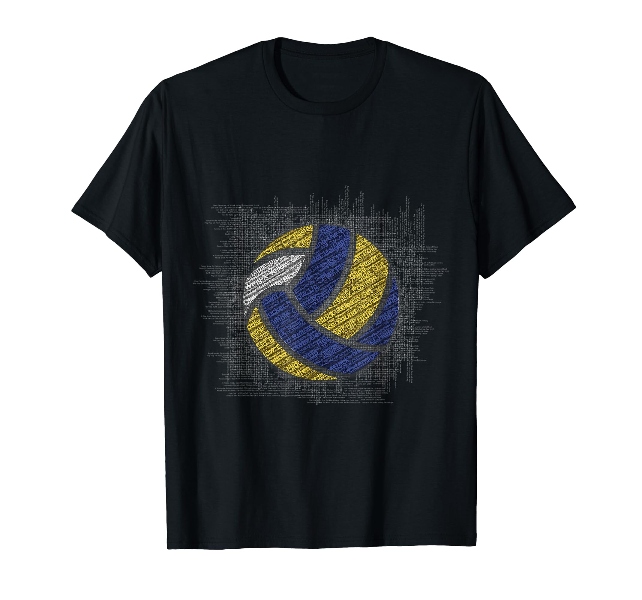 Volleyball Words Ball Funny Volleyball Player Gift - Walmart.com