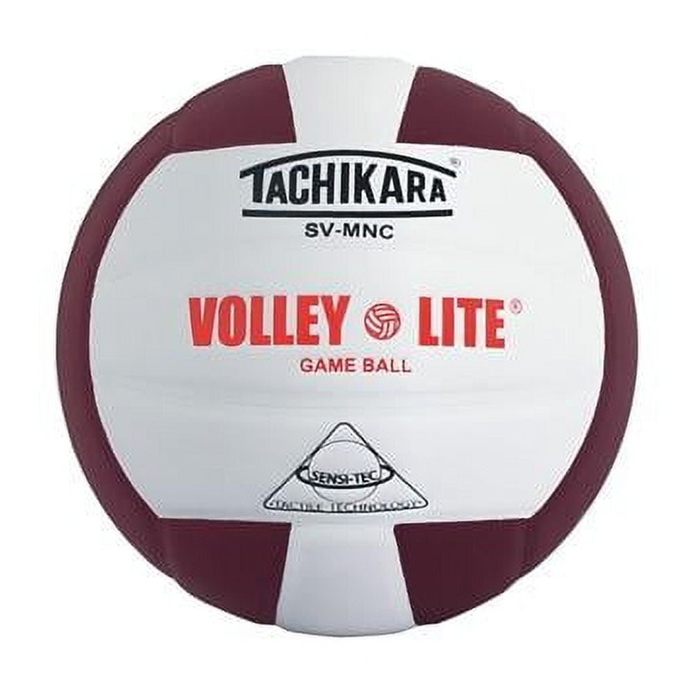 Volleyball by Tachikara - Volley-Lite, Training Ball - Cardinal/White ...