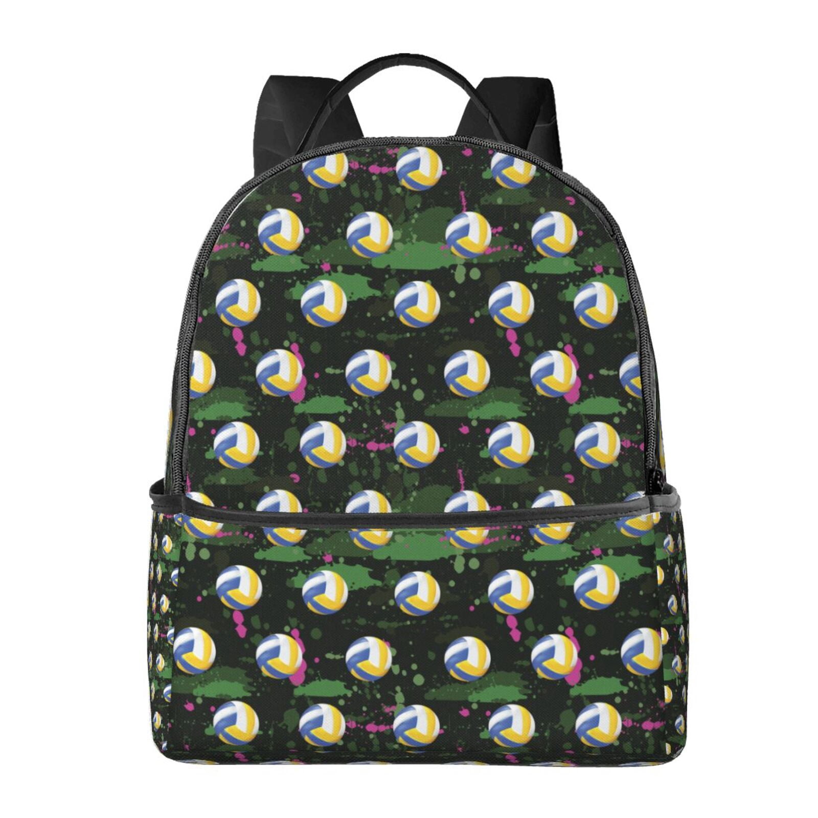 Volleyball pattern Backpack for Men Women Laptop Backpack Hiking ...