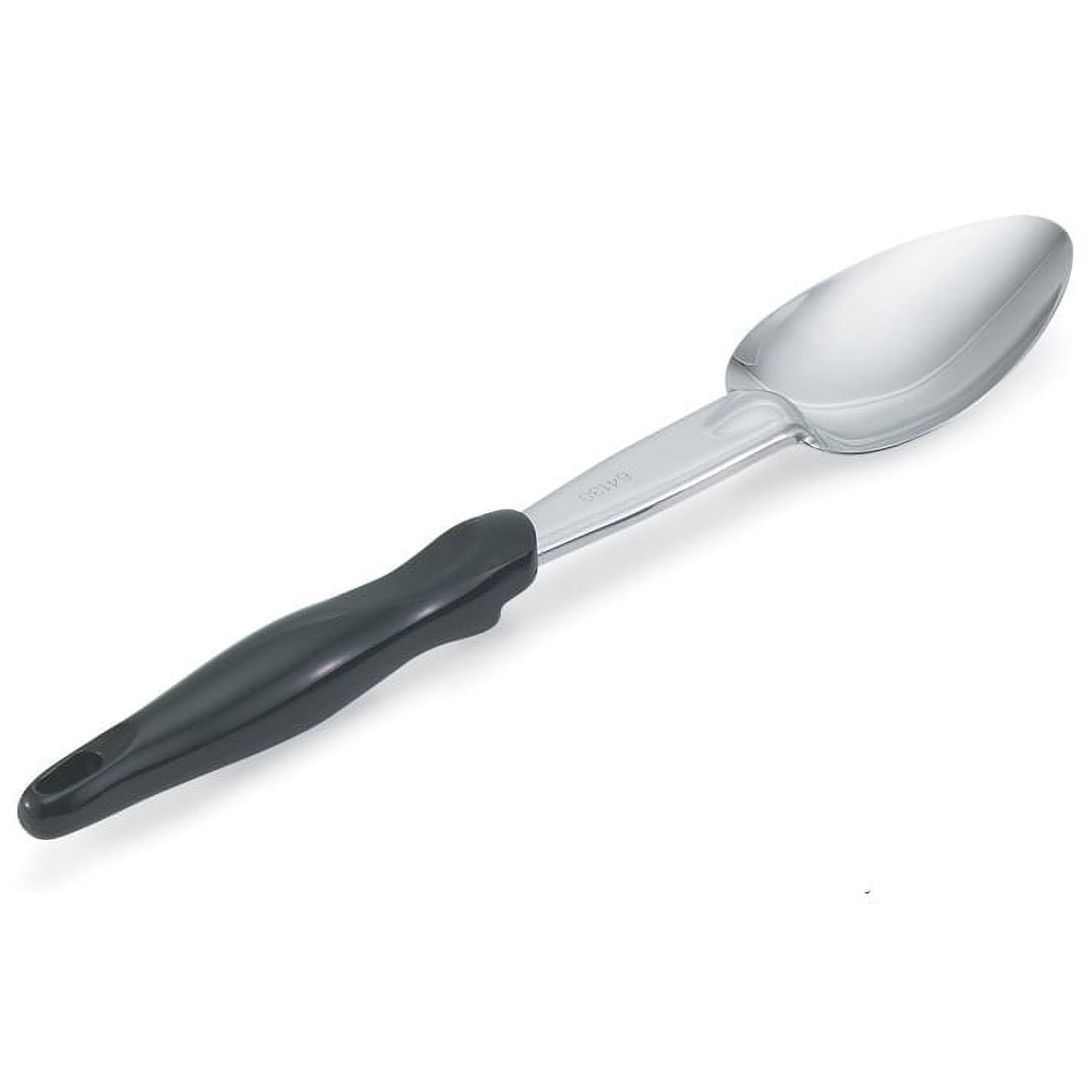 Vollrath 13-13/16" Heavy-Duty Stainless Steel Solid Basting Spoon w ...