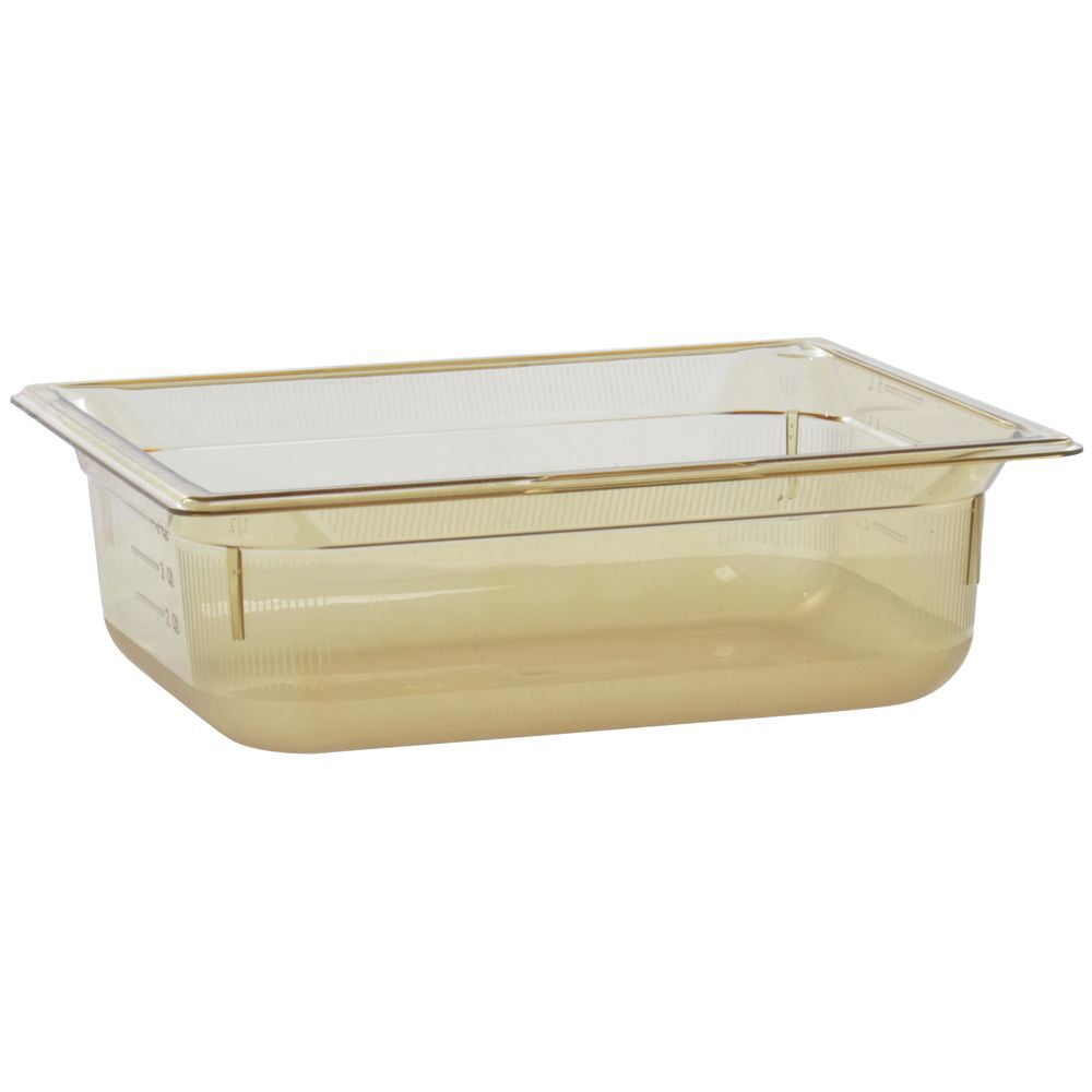 Vollrath 9024410 Super Pan Amber Half Size x 4" D Food Pan - Walmart.com