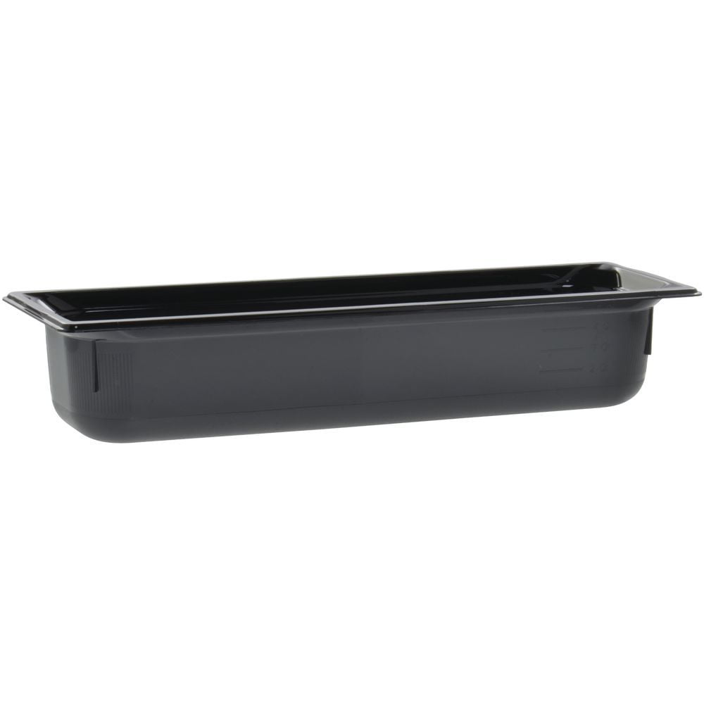 Vollrath Super Pan Plastic High Temperature Pan Black 1/2 Size Long 4"D ...