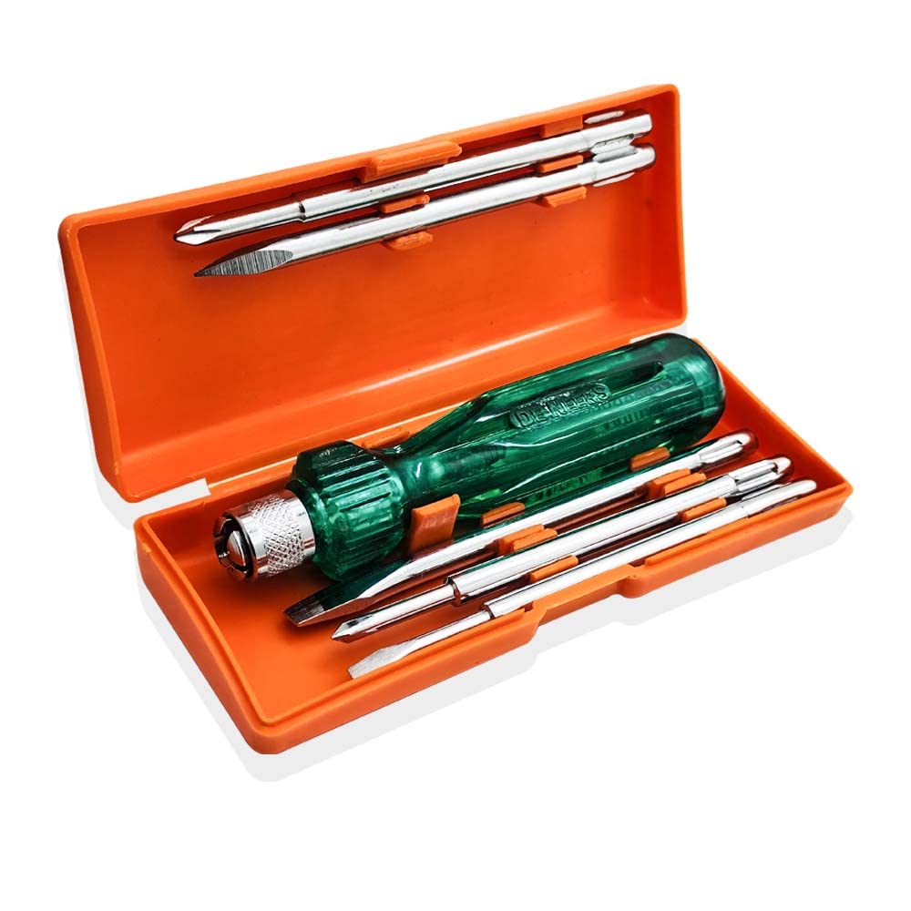Volo DN812 Screw Driver Set with Neon Bulb Set of 6 pieces Color Blue ...