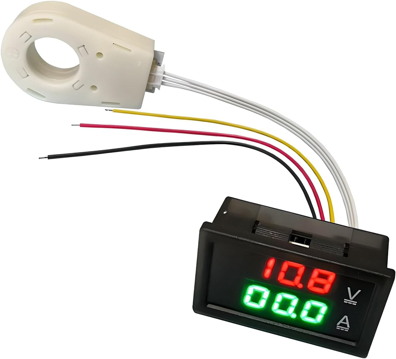 Volt Amp Meter, DC 5-100V 100A Dual Display Voltage Current Monitor ...
