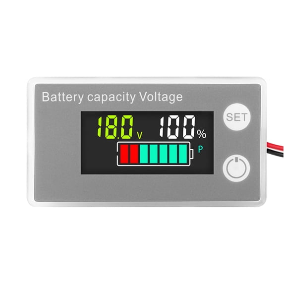VoltGauge Voltmetre VoltTester PanelMonitor LCD Digital Voltmeter DC8 ...