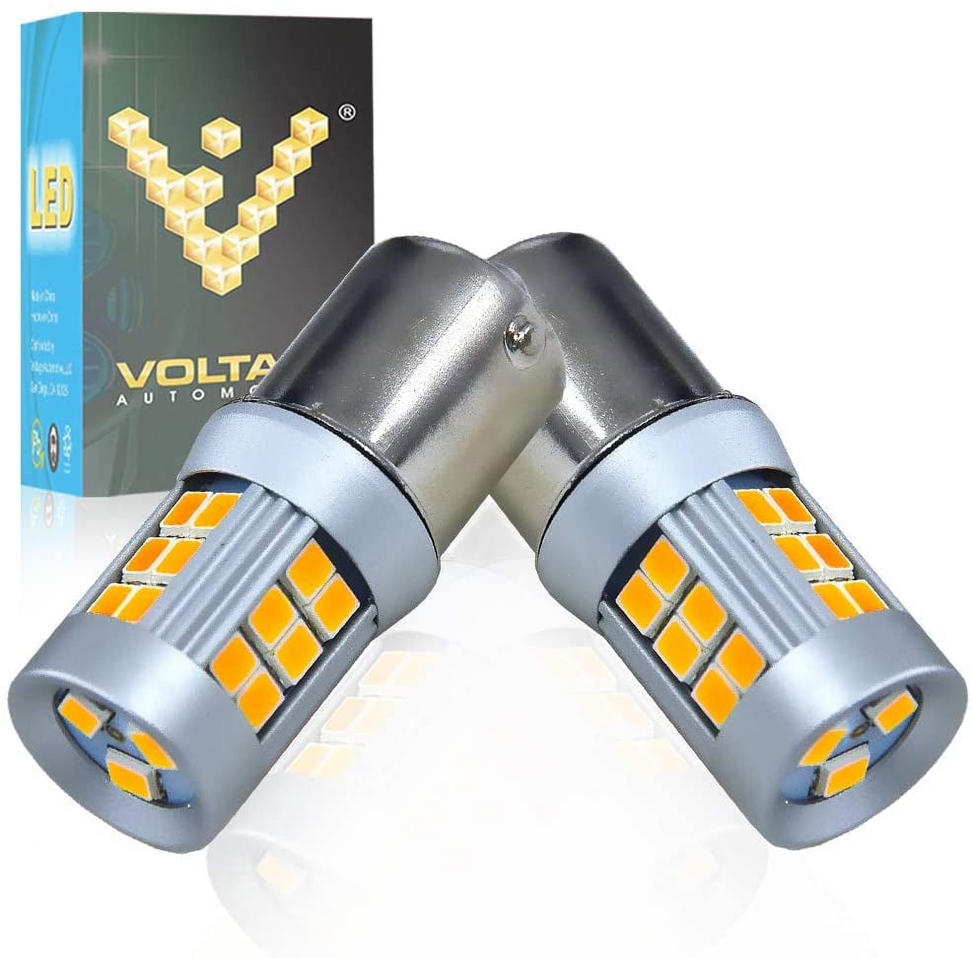 Voltage Automotive 1157A Amber LED Bulb, 6000K, Dual Beam, 12V ...