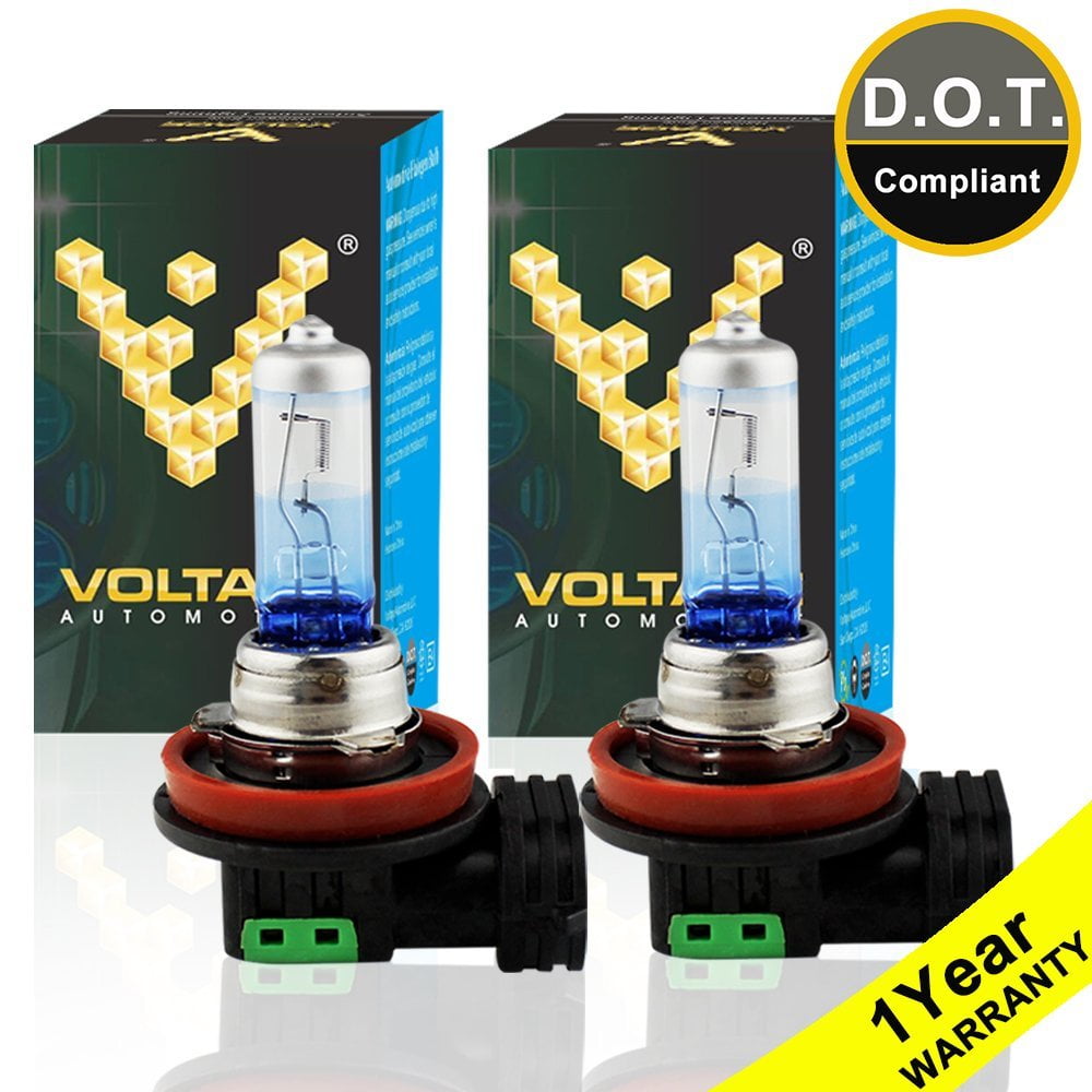 Voltage Automotive H11 Headlight Bulb Night Eagle Brighter Upgrade For ...