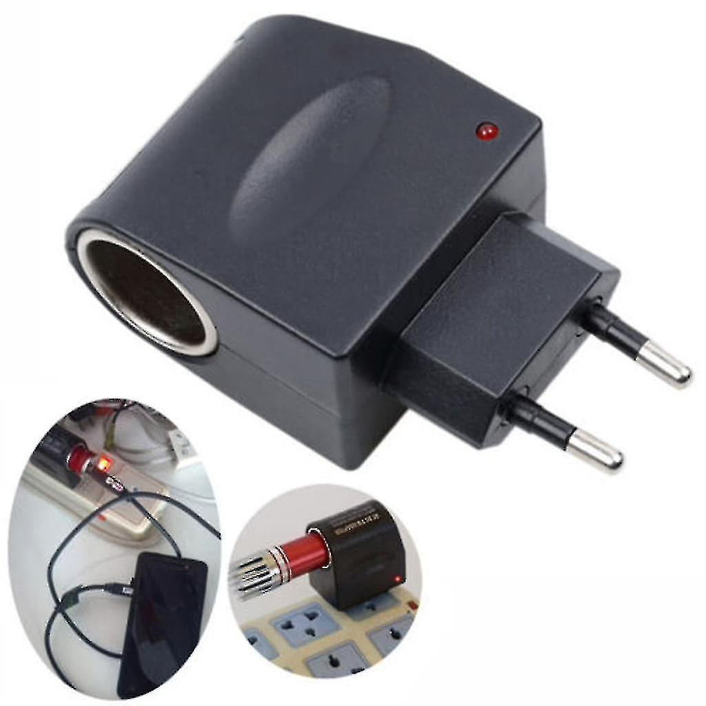 Voltage Converter 220 V To 12 V And 1,000 Ma - Max 12 Watt - Cigarette ...