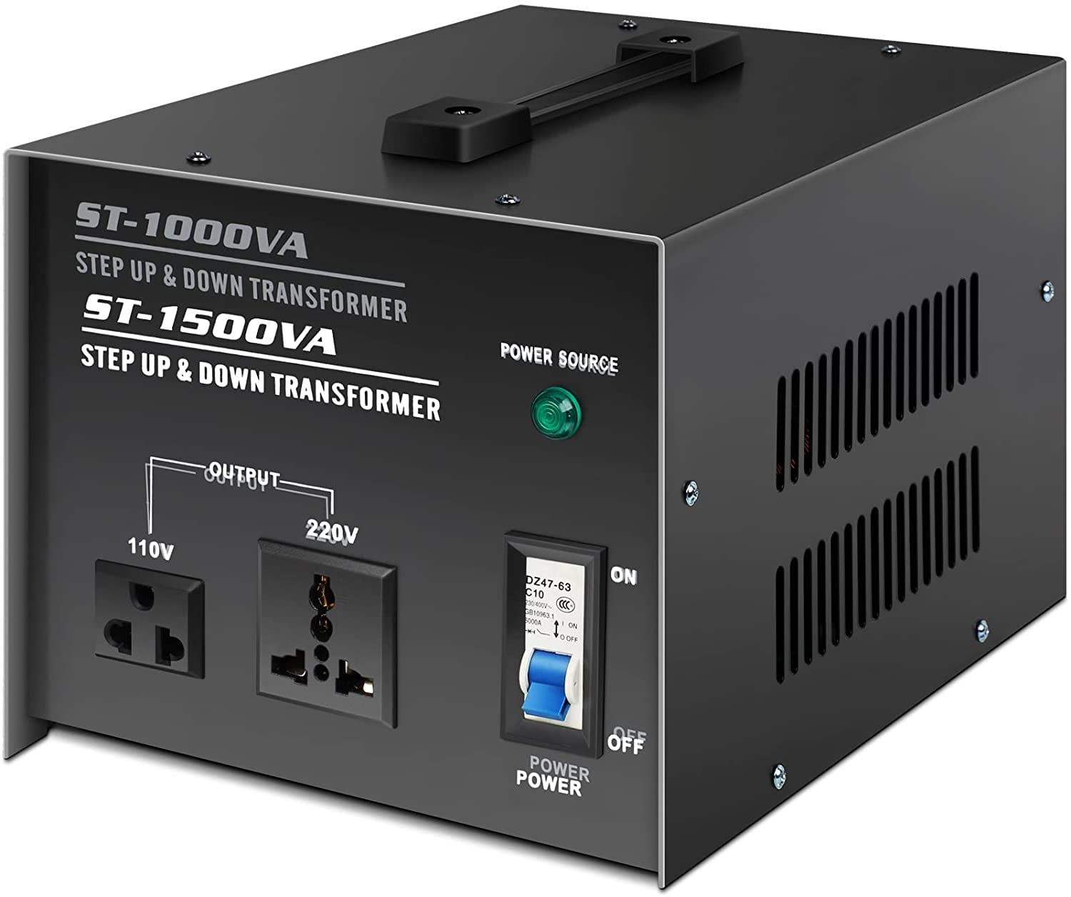 Voltage Converter Transformer 1500 Watt Converter Transformer Step Up ...