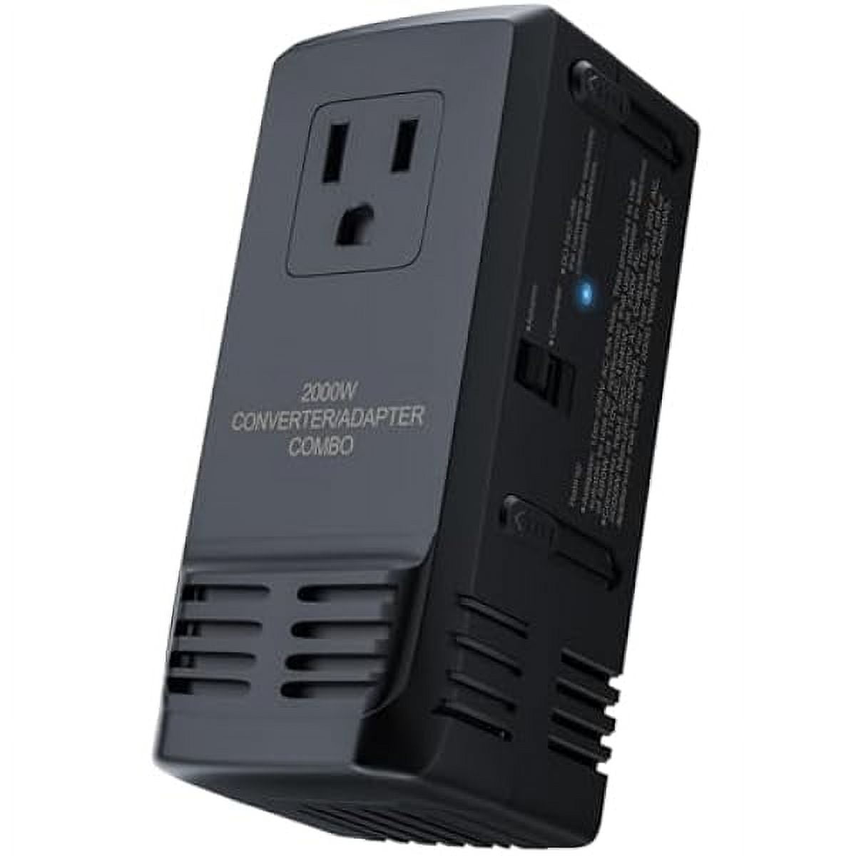 Voltage Converter Travel Adapter, Step Down Voltage 220V to 110V for ...