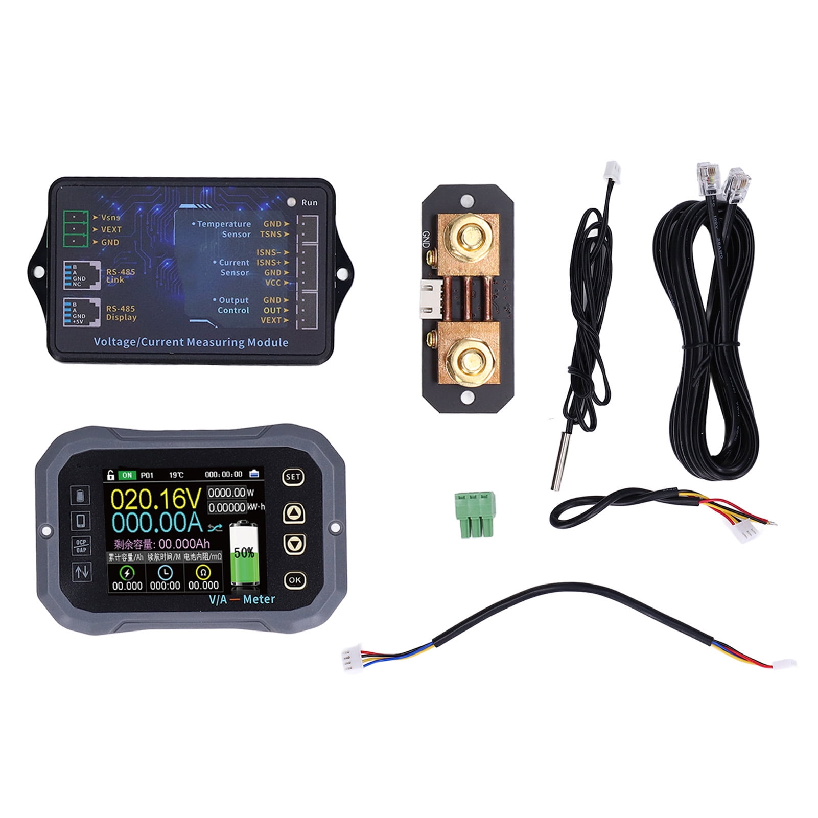 Voltage, Current, Capacity Meter for Electricity High-Accuracy ...