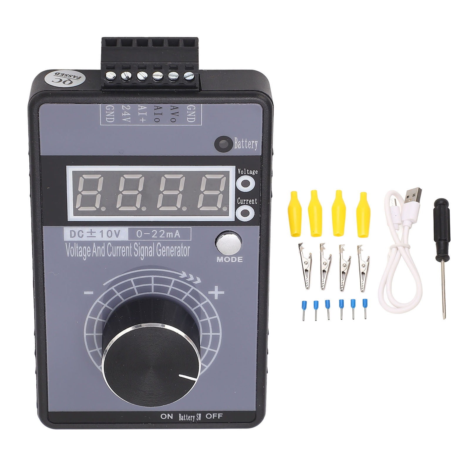 Voltage Current Signal Generator ±10v 022ma Handheld High Accuracy Analog Simulator Plc Panel