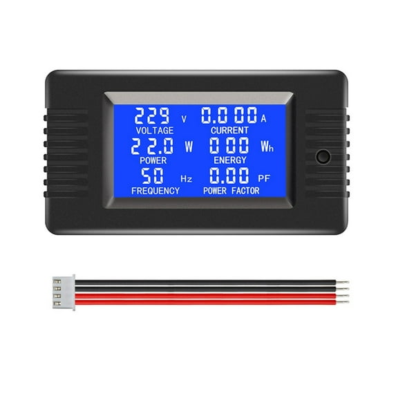 Voltage Detector 80-260V Digital Display Current Voltage Power Energy Meter Multimeter Voltmeter ...