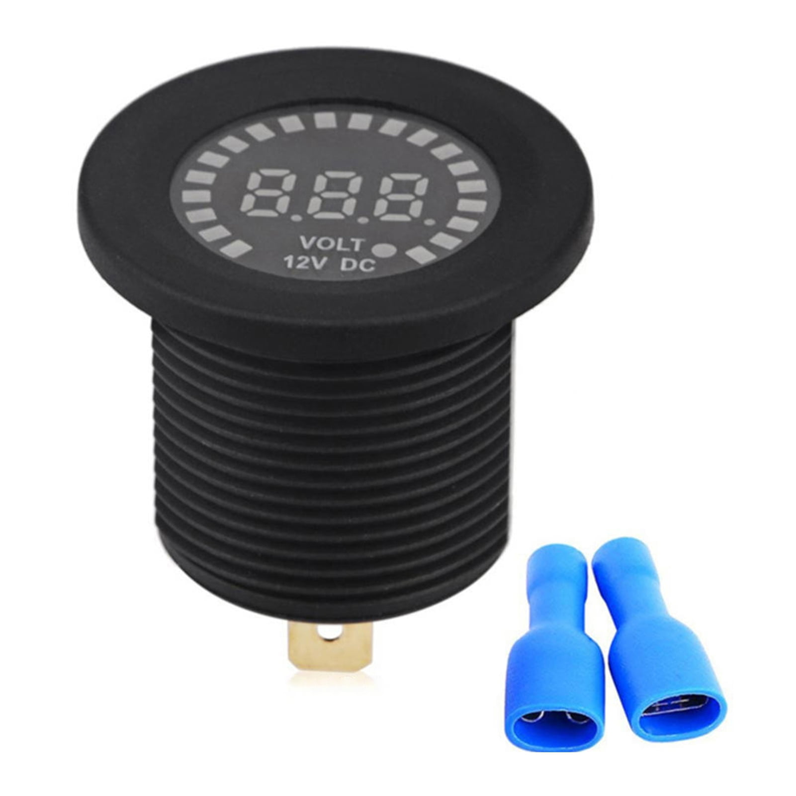 Voltage Meter LED Display High Accuracy Waterproof 12 Volt Digital ...