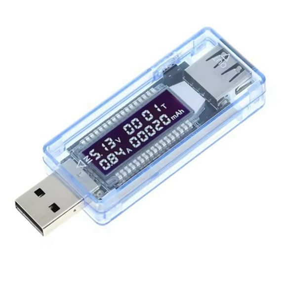 Voltage Meters Current Voltage Capacity Battery Tester USB Volt Current ...