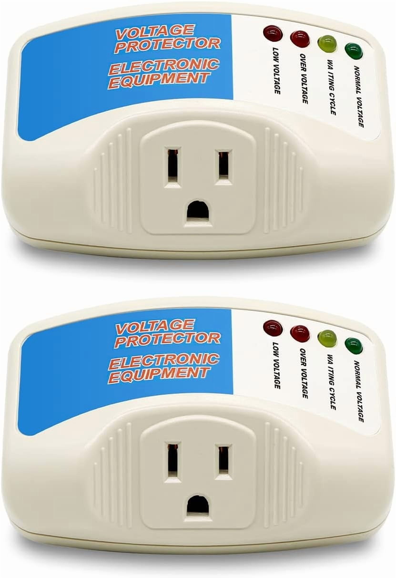 Voltage Protector, Single Socket Surge Protector Plug for Household ...