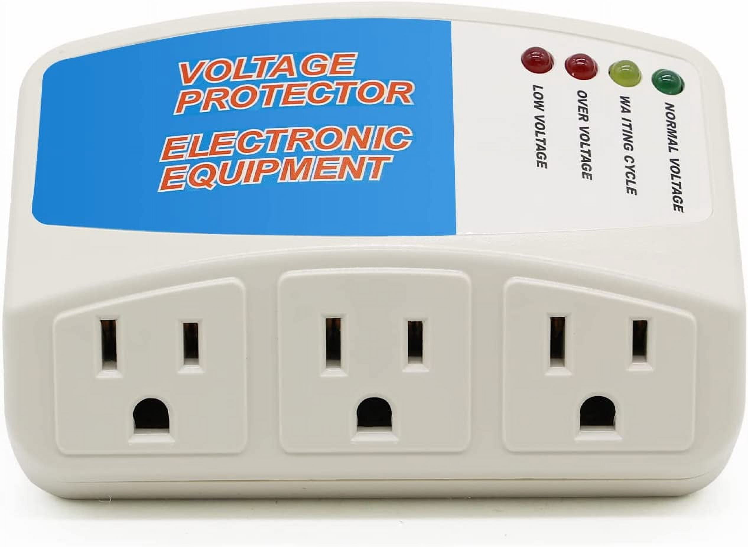 Voltage Protector, Single Socket Surge Protector Plug for Household ...