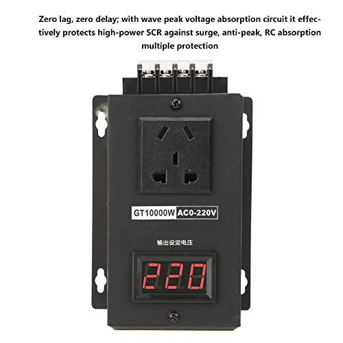 Voltage Regulator, AC 220V 10000W Stepless Voltage Regulation High ...