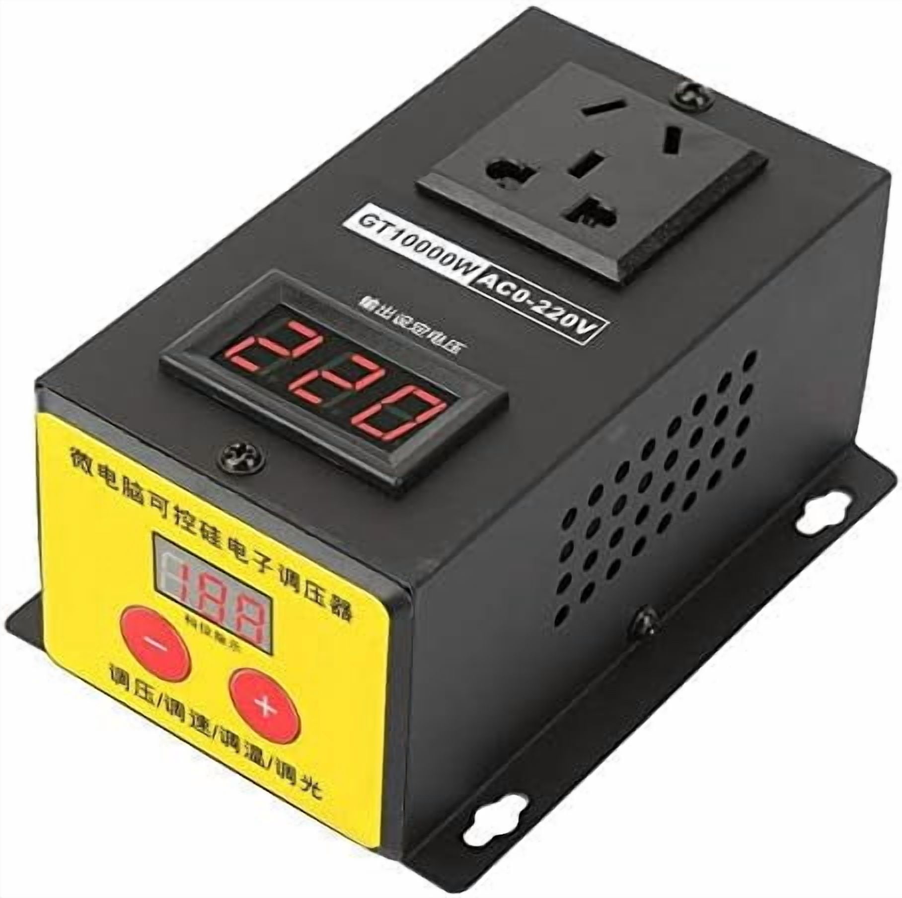 Voltage Regulator, Ac 220V 10000W High Precision Adjustable Thyristor ...