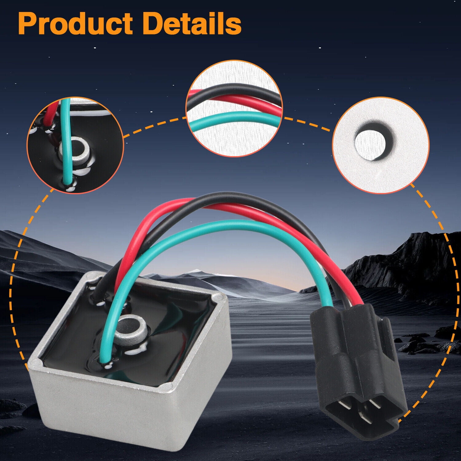 Voltage Regulator Fit for John Deere Turf Gator Repl RRV-A318 US ...