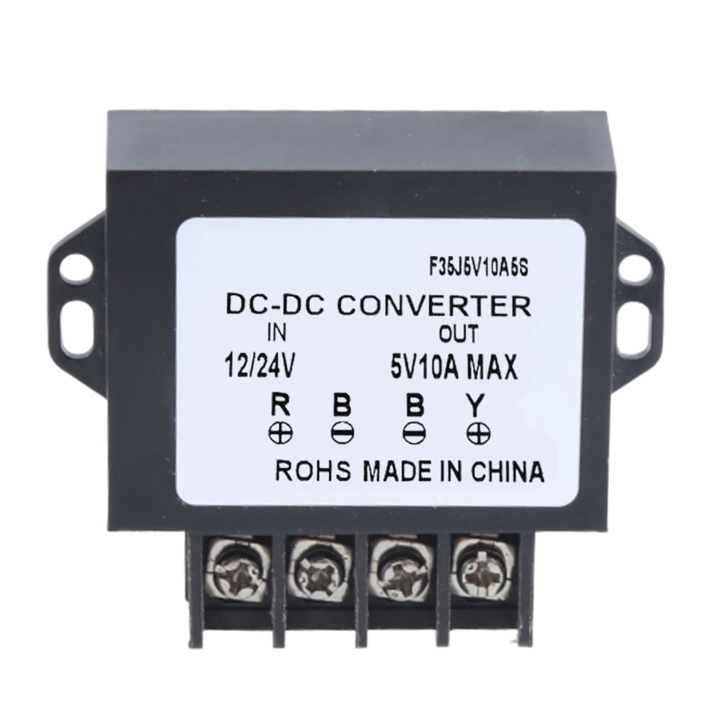 Voltage Regulator Power Converter Adapter 12-24V to 5V10A Voltage Step ...