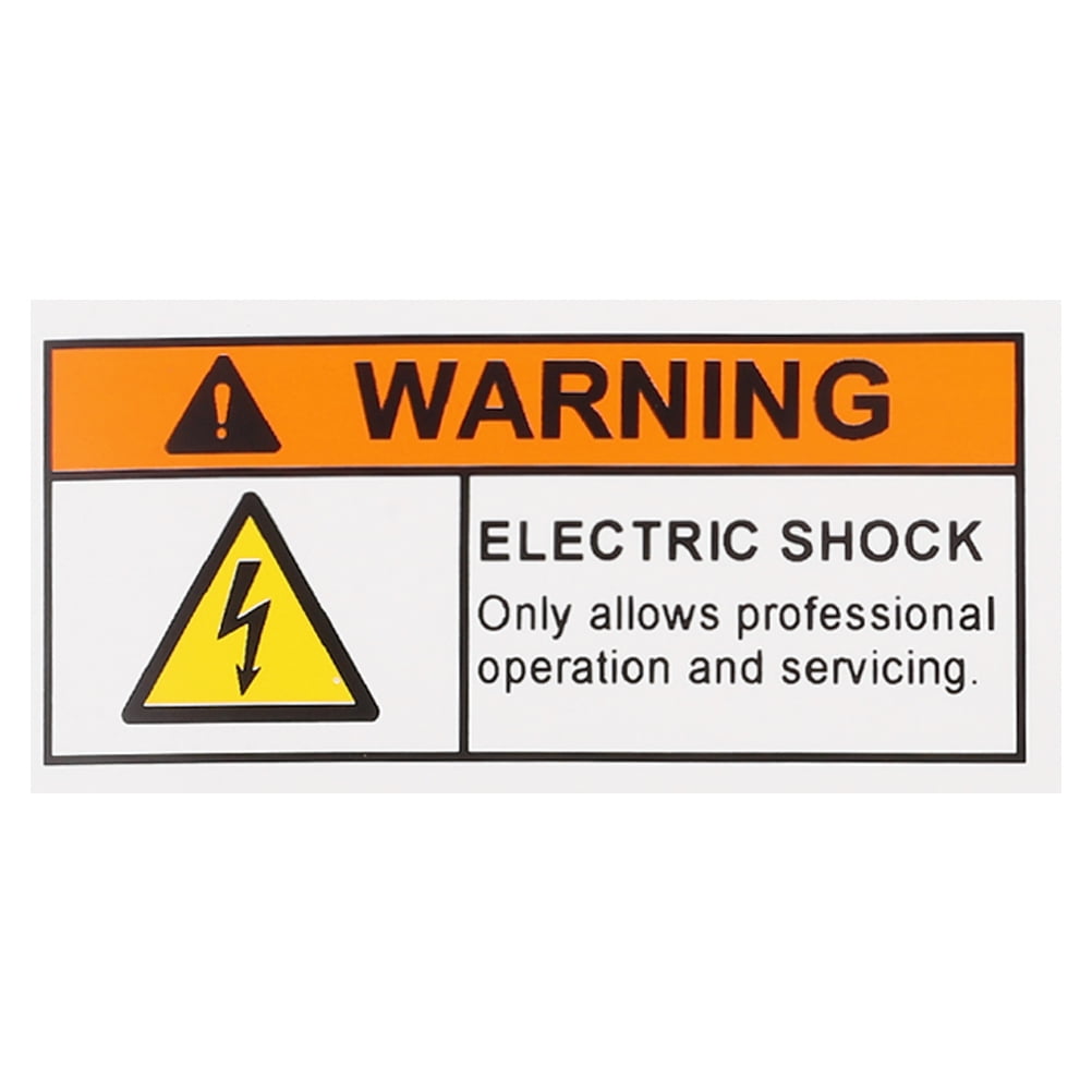 Voltage Shock Hazard Sticker,High Voltage Warning Sticker for ...