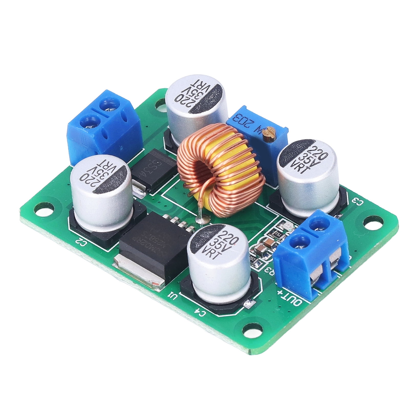 Voltage Step Up Module, DC To DC 4-30V Input Boost Converter For Solar ...