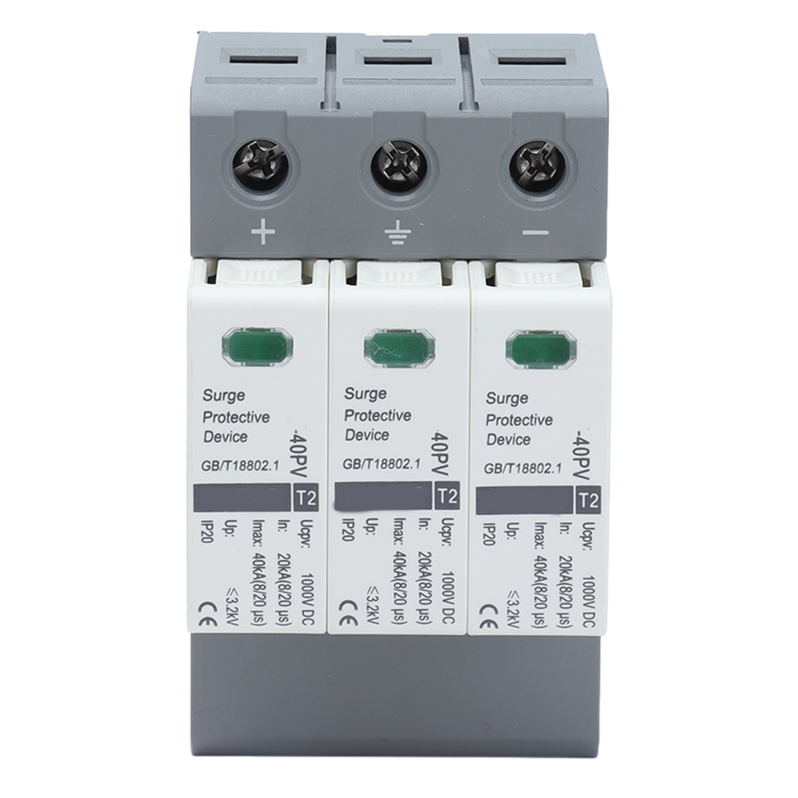 Voltage Surge Arrester Device 3P Low Voltage Arresters for DC Power ...