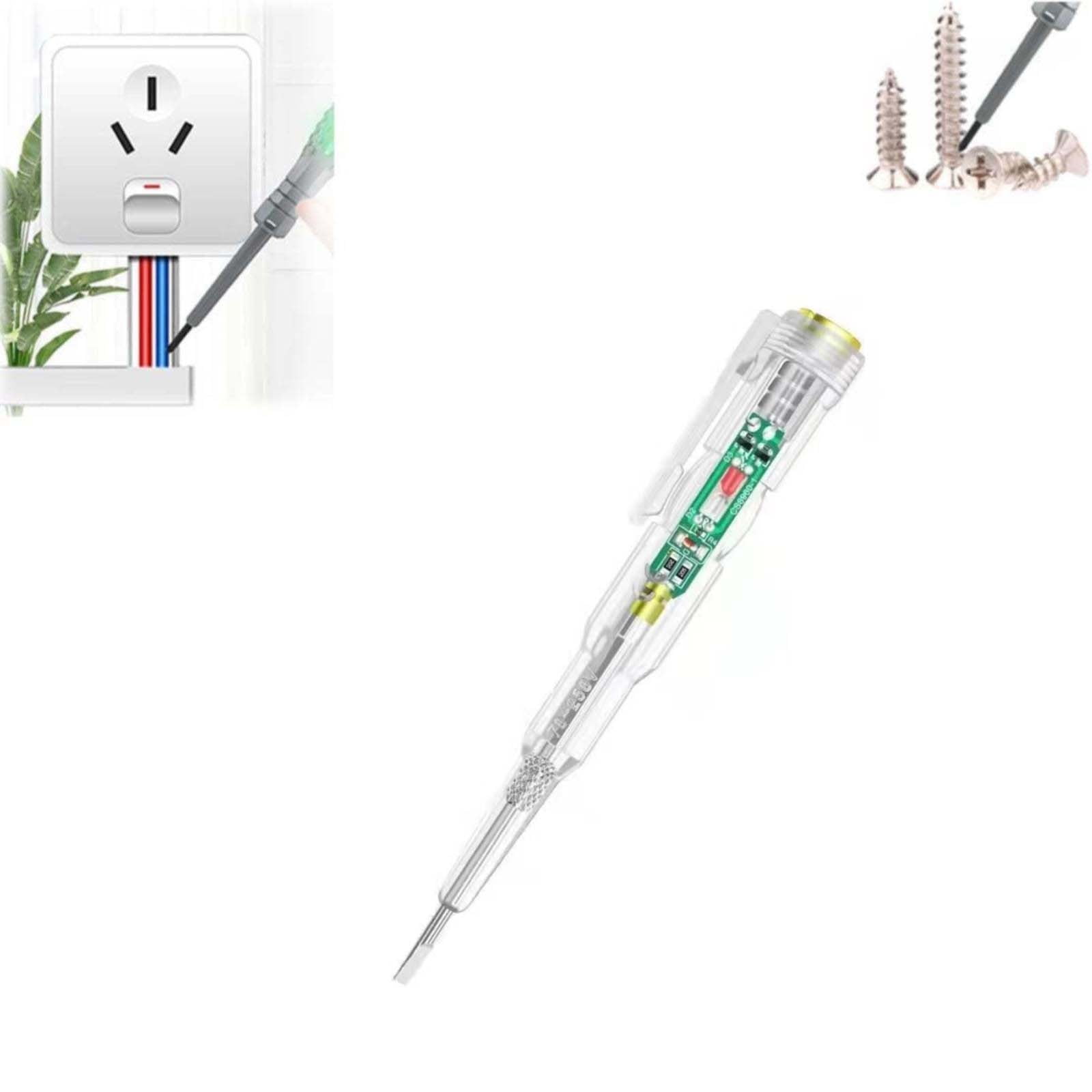 Voltage Tester Pen, 2 In 1 High Torque Strong Screwdriver, Electricity ...