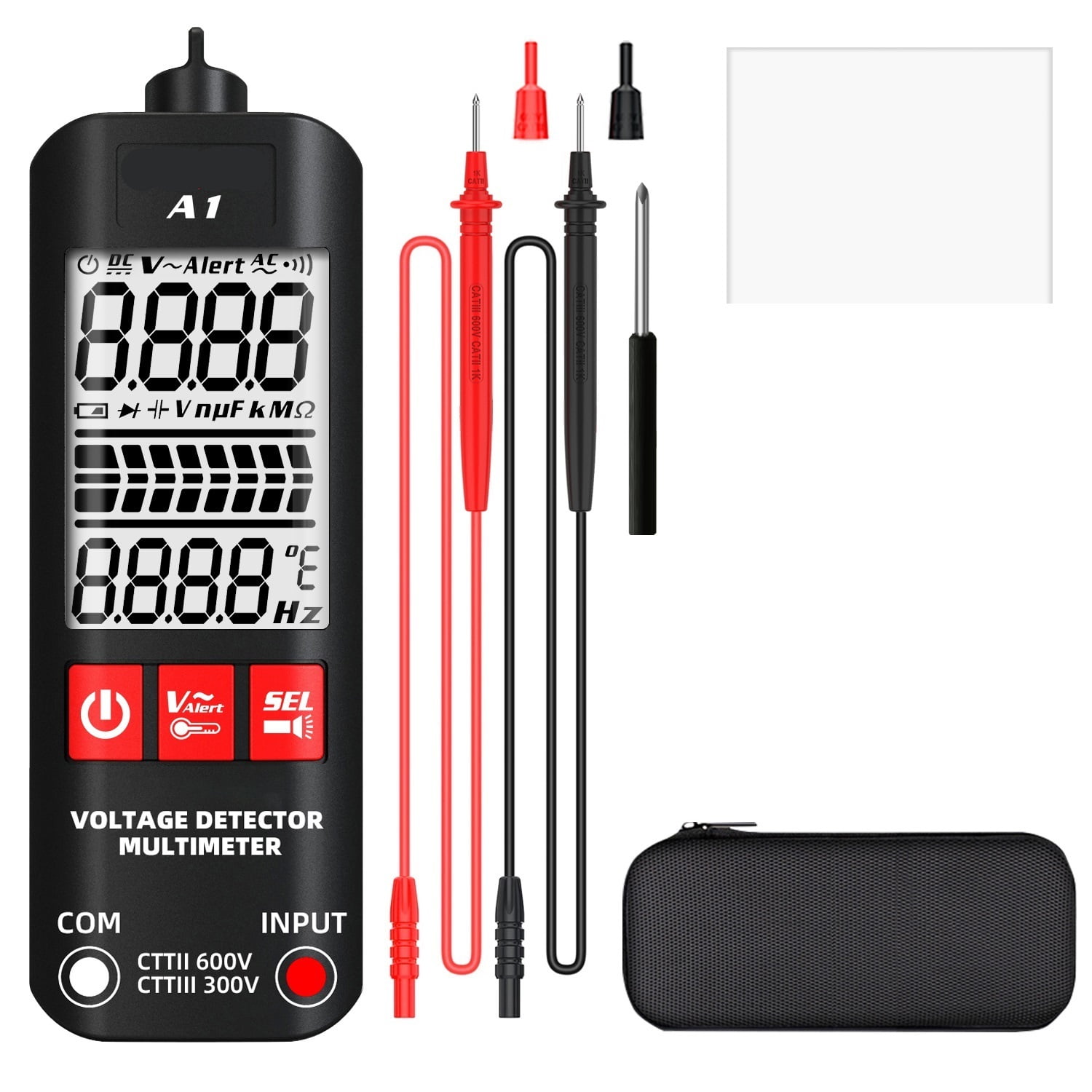 Voltage Tester Smart Digital Multimeter Non-Contact Electrician Pen ...