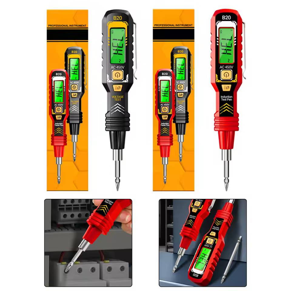 Voltage Tester,Voltage Detector Pen,High-Precision Digital Display ...