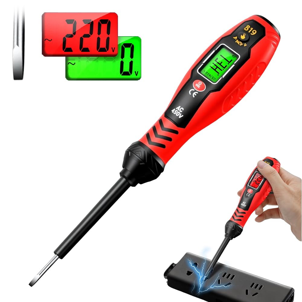 Voltage Testers Pen, Non-Contact Voltage Tester Screwdrivers, Efficient ...