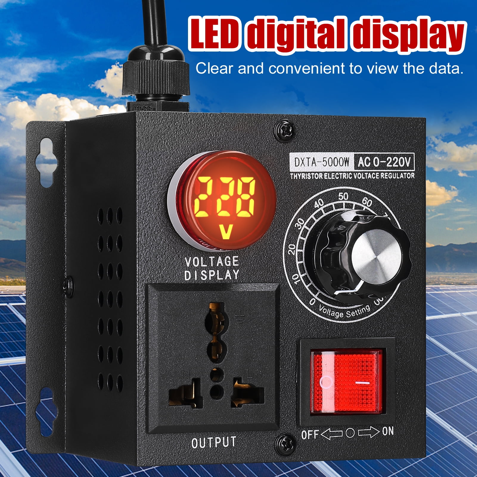 Voltage regulator,Temperature Speed Adjuster 5000w Portable Variable ...